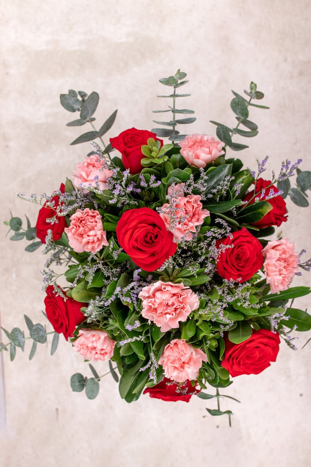 Envía Flores Ramos de Claveles Durazno Y Rosas Rojas a Domicilio Acapulco