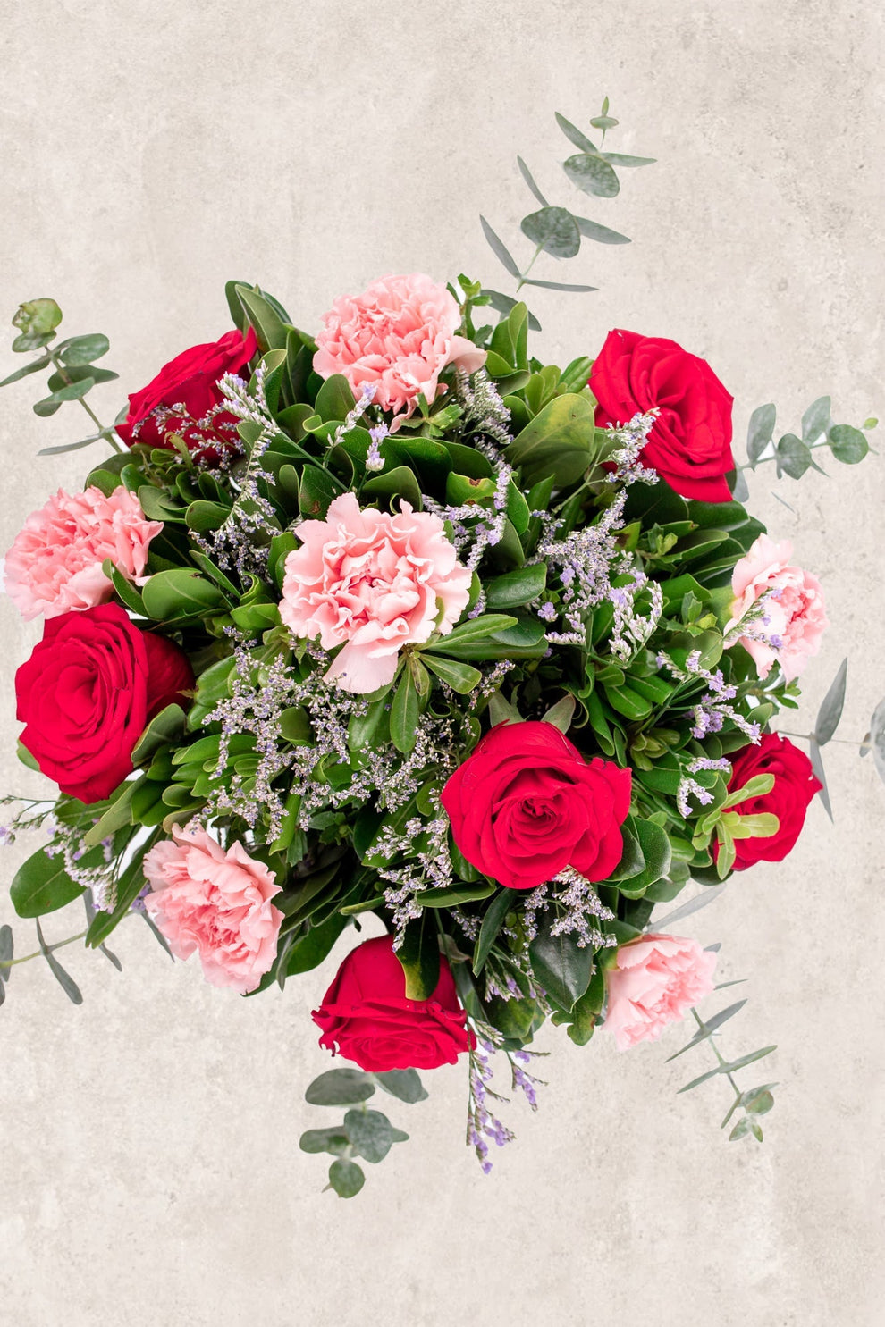 Envía Flores Ramos de Claveles Durazno Y Rosas Rojas a Domicilio Leon